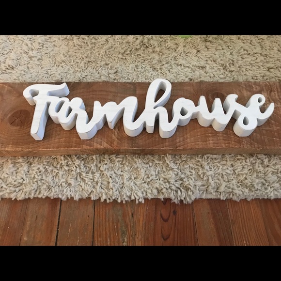 Other | Custom Made Farmhouse Rustic Wooden Sign | Poshmark